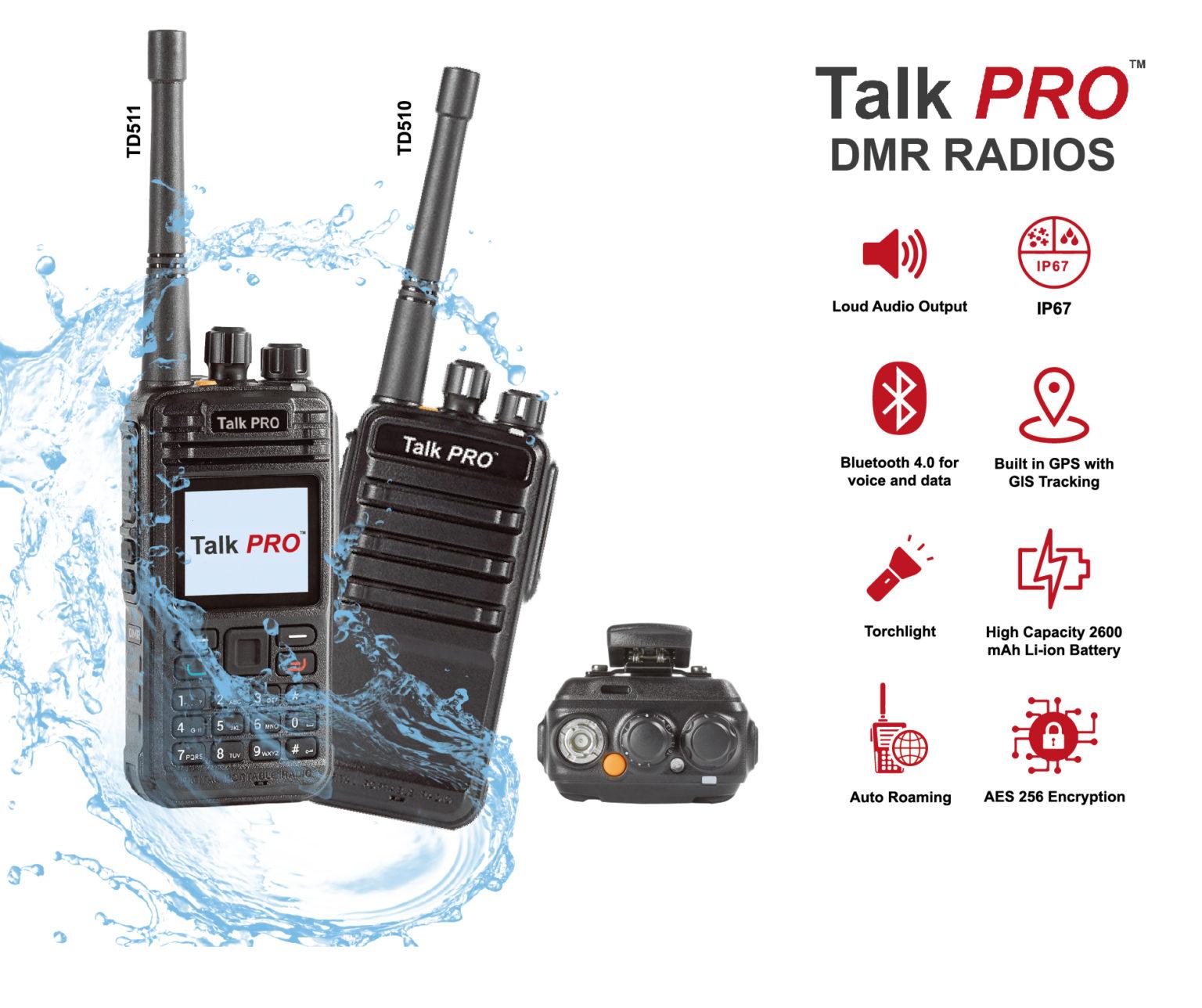 Digital DMR Radios | DMR VHF UHF | Radio Trunking | TalkPRO
